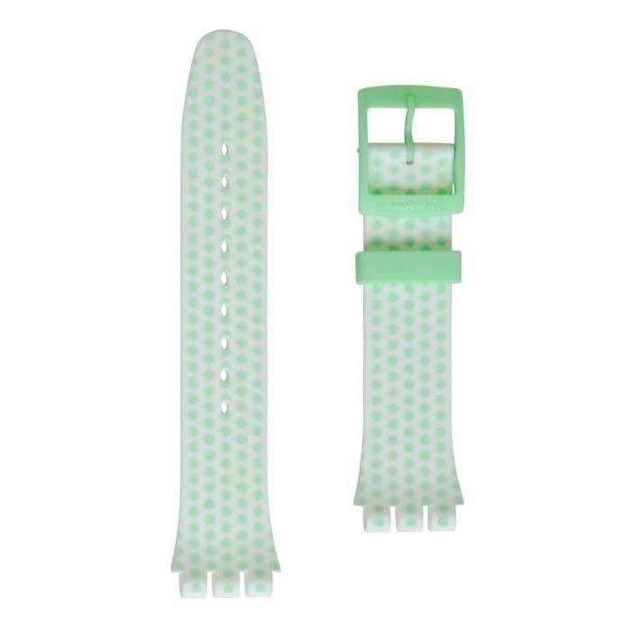 MINT LOVE / SILICONE STRAP | 19 mm Silikon | 19 mm Ersatzbänder | Swatch Ersatzbänder ...